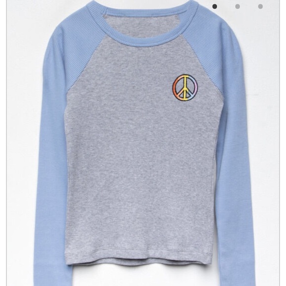 RSQ | Shirts & Tops | Rsq Ribbed Long Sleeve | Poshmark